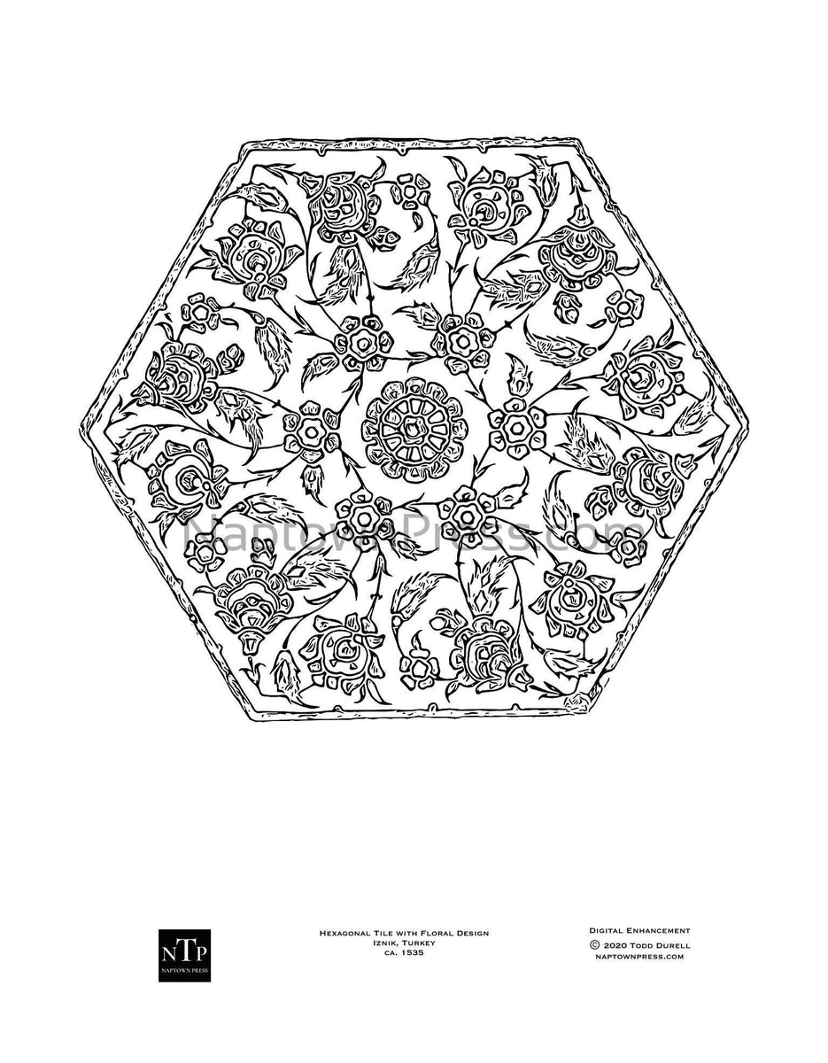 tiling coloring pages